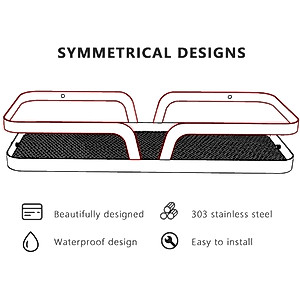 Taozun Paper Towel Holder with Shelf, Kitchen Paper Holder Spice Rack Black Paper Towel Roll Holder RV Paper Towel Rack with 4 Hooks(2 Installation Methods - Self-Adhesive and Drilling)