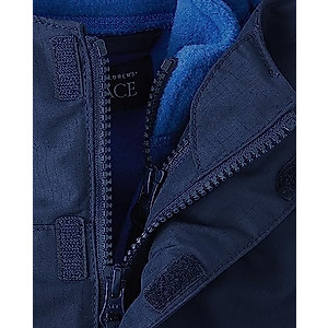 The Children's Place,and Toddler Heavy 3 in 1 Winter Jacket, Wind-resistant Water-resistant Shell, Fleece Inner,TIDAL | TOUCAN FEATHER,3T