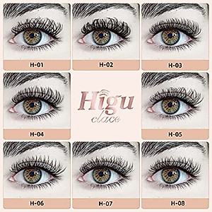 Lash Clusters DIY Eyelash Extensions 72 Pcs D Curl 16mm Cluster Eyelash Extensions Thin Stem Cluster Lashes Individual Lashes Cluster Lashes Wisps Reusable for Self-application (H-02 D Curl 16mm)