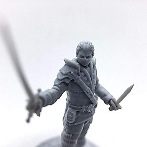 Fantasy Minis 28mm Duelist Rogue Miniature for Tabletop RPG (D&D, DND, Dungeons and Dragons, Pathfinder, Frostgrave)