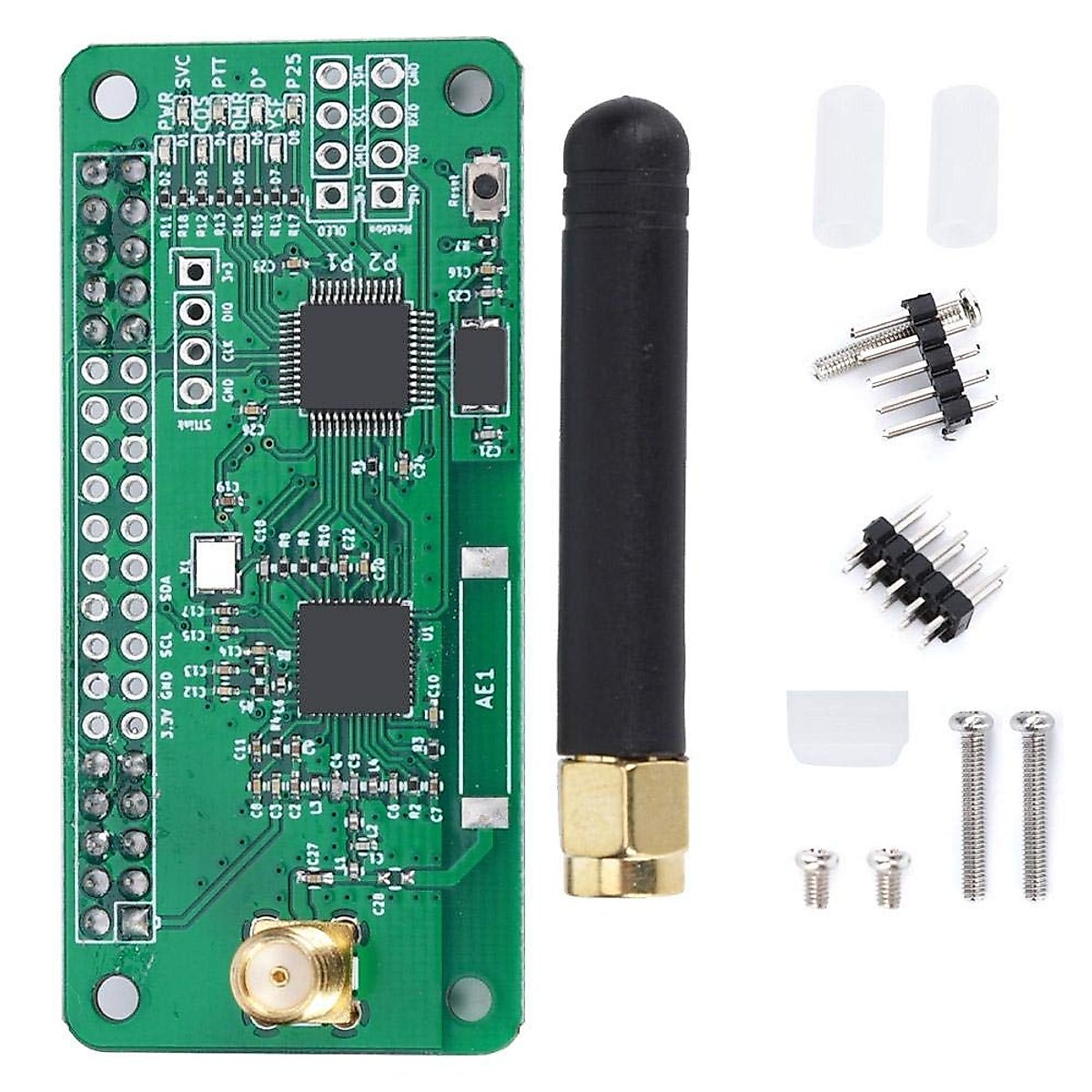 Hotspot Module, USB Wireless Multi-Mode Hotspot Expansion Board + Antenna + LED Screen + Case, Support D-Star / P25 Digital Mobile Radio UHF VHF, for Raspberry Pi 3 and for Raspberry Pi 0 W(A)