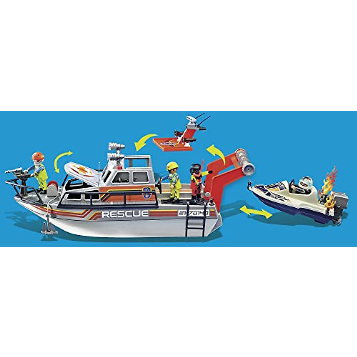 Playmobil Fire Rescue with Personal Watercraft