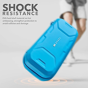 Mumba Carrying Case for Nintendo Switch OLED Model 2021/Switch 2017, Deluxe Protective Travel Carry Case Pouch for Nintendo Switch Console & Accessories [Dual Protection] [Large Capacity] (Blue)