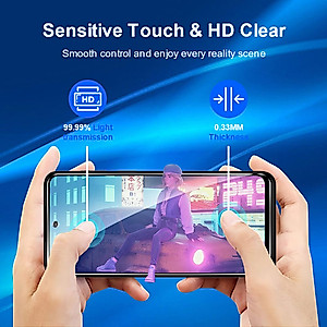 RONFUS 2+2 Pack Tempered Glass Screen Protector for Motorola Moto G 5G 2023 [Not Fit for 2020-2022 Model] with Camera Lens Protector,Ultra HD, 9H Hardness