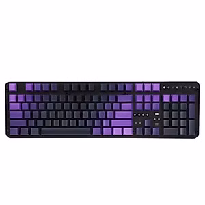 108 Key Mechanical Keyboard 108 87 61 Dyed Purple Black Gradient PBT Profile Keycap for 104 TKL 60% Switches Mechanical Gaming Keyboard