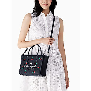 Kate Spade New York Ella Small Cherry Denim Tote