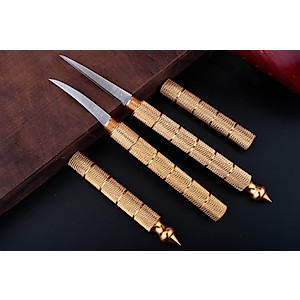 GAINSCOME Thai Kitchen Fruit Platter Carving Knife Stainless Steel Master Knives Bird's Beak Blade Curved Knife Hotel Bar For chefs Fruit Vegetable Carving Tools