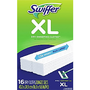 Swiffer Sweeper X-Large Dry Sweeping Cloth Refills Unscented 16 Count