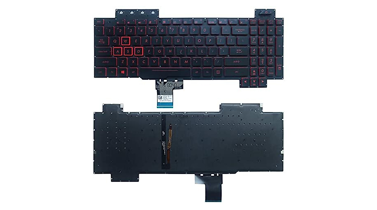 Replacement Backlit Keyboard Without Frame for Asus TUF Gaming FX504 ...