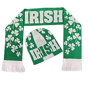 The Dreidel Company Leprechaun Green Dress-up Costume, Top Hat, Beard, Irish Outfit Accessories, Party Favor for St. Patrick's Day