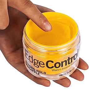 RQLN Edge Control For Black Hair, Water Based Pomade, Hair Gel For Women Strong Hold, 100ml (3.38 US fl.oz) Pineapple Edge Stay Gel
