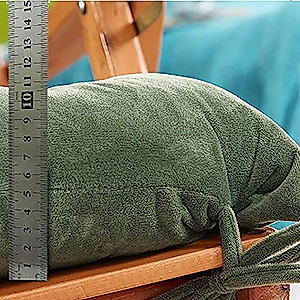 KRIDDR Indoor Thick Recliner Cushions Sun Lounger Garden Patio High Back Crystal Velvet Bench Seat Rocking Chair Cushions