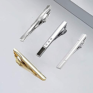 SEVENSTONE Cufflinks Tie Clip Ties Necktie Business Clips Wedding Button Shirt Personalized Bar Gift Set