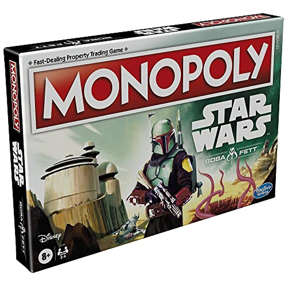 Hasbro Gaming Monopoly: Star Wars Boba Fett Edition Board Game for Kids Ages 8+, Inspired by The Star Wars Movies and The Mandalorian TV Series
