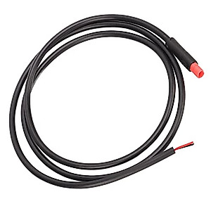 Demeras Electric Bike Conversion Cable, Mixed Material Electric Bike Signal Extension Line Premium Rubber Sturdy Durable for Signal