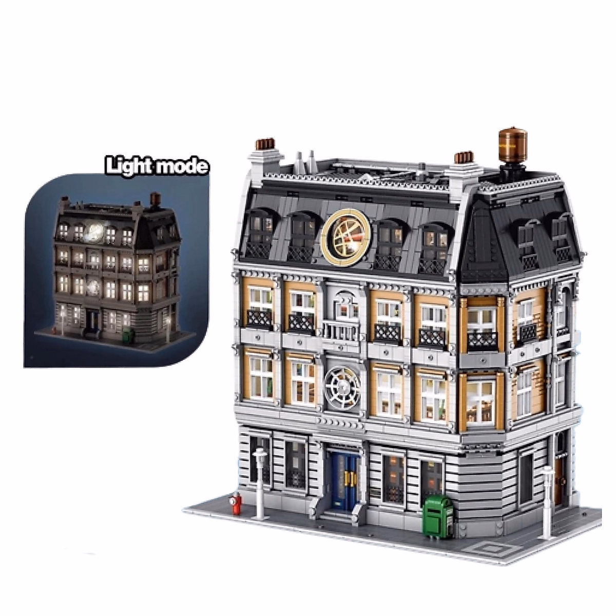 General Jim's New York Sanctorum Sanctum - Magic Library Santuary Modular City Bulding Blocks Set | Compatible with Lego City Sets and All Major Brands