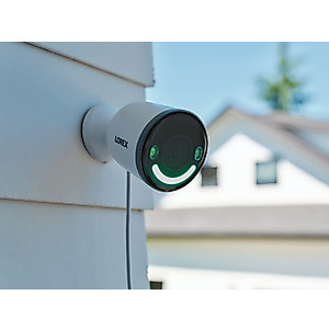 Lorex 4K Spotlight Indoor/Outdoor Wi-Fi 6 Security Camera with Smart Security Lighting, Person, Vehicle, Animal and Package Detection, 2-Way Talk, Quick Response, Fusion