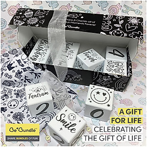 Luxury, Designer Baby Milestone Blocks for Baby boy or Girl. 8 Premium Baby Monthly Blocks to Capture More Special Memories - 18 Celebrations, All Birth Weights/Ages & Every Year from 2023-2123!!!