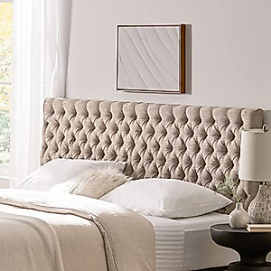 Christopher Knight Home Jezebel Headboard, King / Cal King, Sand