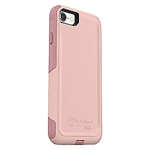 OtterBox iPhone SE 3rd & 2nd Gen, iPhone 8 & iPhone 7 (not compatible with Plus sized models) Commuter Series Case - BALLET WAY (PINK SALT/BLUSH), slim & tough, pocket-friendly, with port protection