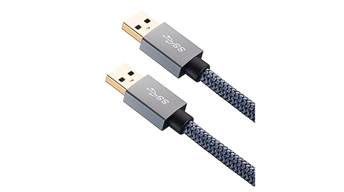 Faodzc 1 ft USB 3.0 Male to Male Cable - Fast Data Transfer