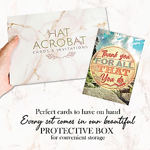 24 Welcome Cards for Employees - Employee Appreciation Cards with Envelopes - Uniquely Designed Employee Appreciations Gifts to Show Your Gratitude - You Are Awesome Cards That Make A Difference