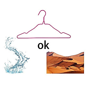 A-Quality Plastic Coating Metal Clothes Hanger, Pink Hanger in 40 Pack per Gift Box,Shirt Hanger Workable for Dry or Wet Clothing.Durable Garment Rack Made of 4MM Strong Metal Line.