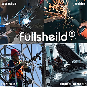 Fullsheild Reversible Welding Cap Flame Resistant CAT 2 Protective FR Welder Hats 6 Pannel Midweight Printed for Men Women 2PCS 7 1/2