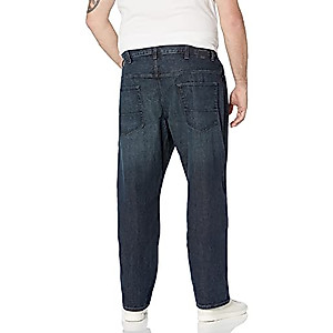 Nautica Men's Big and Tall Relaxed Fit Jean, Rigger Blue, 50W x 30L