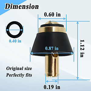 Ebrmeiwo PK2016 420 Series Springless Check Assembly, CHK Valve, Replacement Part for Frost-Proof Wall Hydrant Stem Assembly
