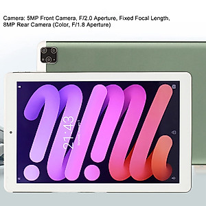 10in Tablet for Android11, WiFi 3G Network Phone Call, 4GB RAM 256GB ROM, Octa Core Processor, 6000mAh Battery, for Kids, IPS HD Screen