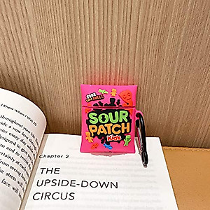 Airpod Case, Cute 3D Funny Cartoon Soft Silicone Cover, Kawaii Cool Keychain Design Skin, for Girls Children and Boys Airpod 1/2 Case (KANSDF/2/ Rose Red)