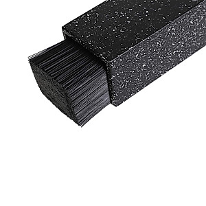 Knife Block, Universal Kitchen Knife Holder Set, Storage Up to 6 Pieces Large and Small Knives With Washable Flex Rods, Multifunctional Organizer For Knives (Black White Speckled)