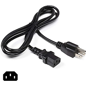 Guy-Tech 5FT UL AC Power Cord Compatible with Smokehouse LJ Little Big Mini Chief Smoker High Temp
