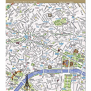StreetSmart® Paris Map by VanDam - City Street Map of Paris, France - Laminated folding pocket size city travel and Metro map with all attractions, sights and hotels (2024 English and French Edition)