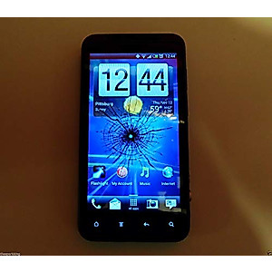 Shattered!! Realistic Set of 8 Reusable Broken Screen Prank Decals. These use a Static Cling Bond to Attach (No Glue or Adhesive Used)