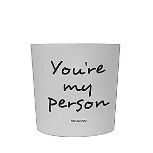 Funny Guy Mugs You're My Person Travel Tumbler With Removable Insulated Silicone Sleeve, White, 16-Ounce