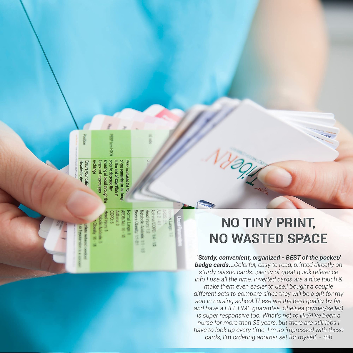 Nursing Badge Reference Cards (Inverted) and Scrub Pocket Cheat Sheet Bundle - 26 Badge Cards and 106 Pocket Nursing Cheat Sheets