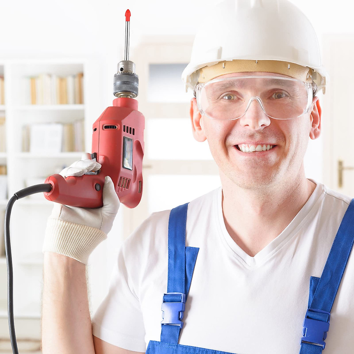 20 Pieces 6 mm tile drill bits Cemented Carbide Masonry Drill Bits for Glass Multi-material Concrete Drill Bit Cement Drill Bit Tile Bits Ceramic Carbide Drill Bit for Glass Plastic Brick Wall, Orange