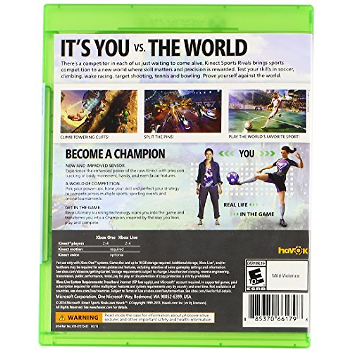 Kinect Sports Rivals - XBOX One