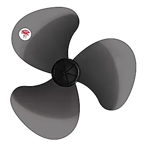 LIFKOME 16 Plastic Fan Blade Leaves Universal Household Standing Fan Table Fanner Replacement Part Plastic Fan Blade Replacement Leaves with Nut Cover Household Standing Fan