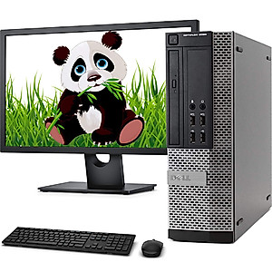 Dell OptiPlex 9020 SFF Computer Desktop PC, Intel i5 Processor, 32GB Ram, 256GB M.2 SSD + 2 TB HDD, FHD 24 Monitor, Wireless Keyboard and Mouse, WiFi & Bluetooth, Windows 10 Pro (Renewed)