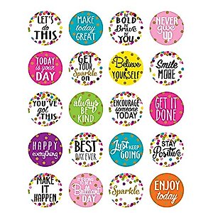 Confetti Words to Inspire Planner Stickers