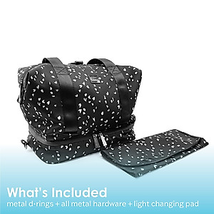 FINAL SALE - Baby K’tan Flex Diaper Bag - Sweetheart Black