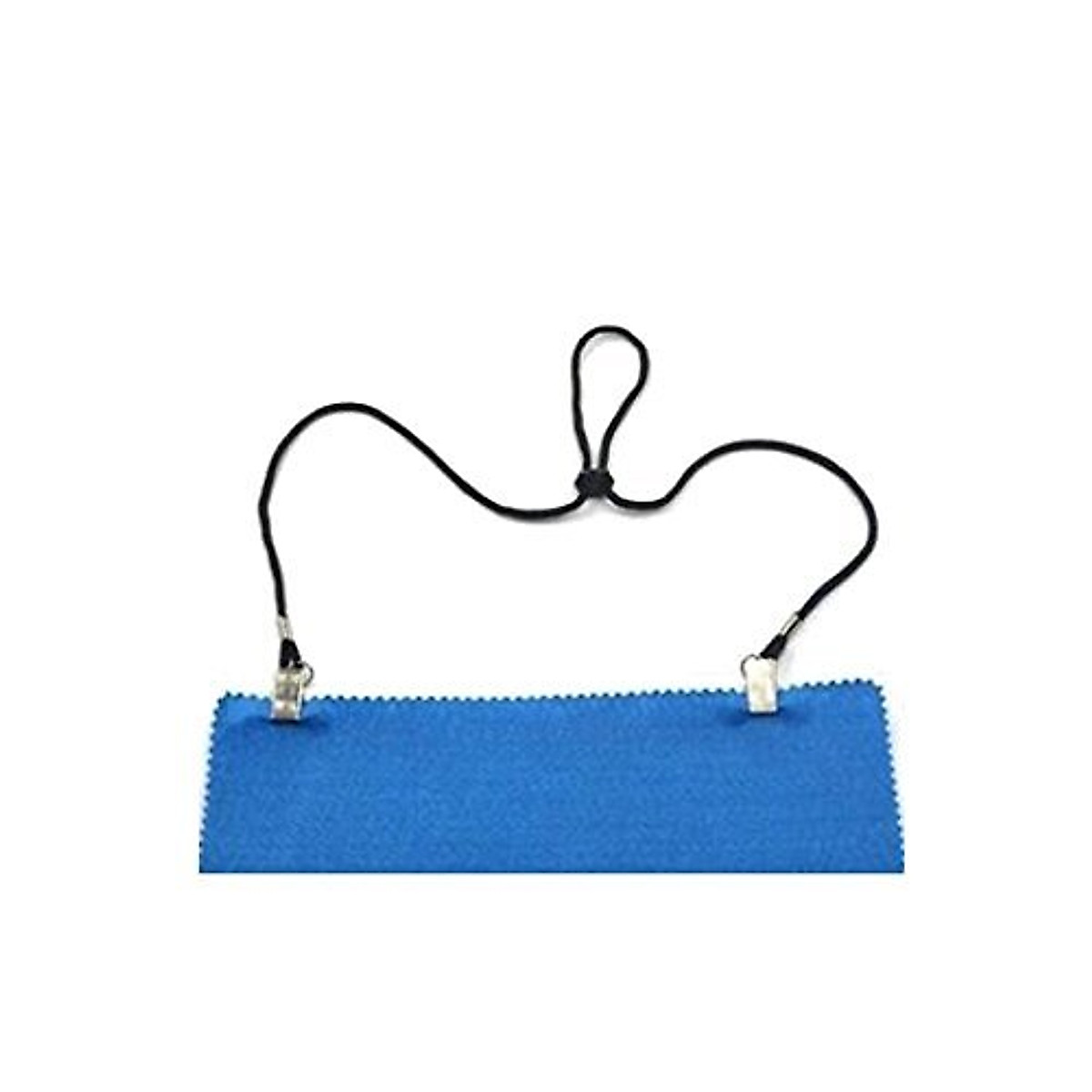 3PCS Black 35.4'' Adjustable Elderly/Adult/Baby/Toddler Napkin Fixing Clip Dental Bib Clasp Holder Lanyard Neck Strap for Towel Apron Blanket Travel Outdoor Must-haves