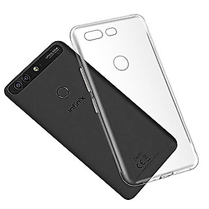 Infinix Zero 5 X603 Case, Scratch Resistant Soft TPU Back Cover Shockproof Silicone Gel Rubber Bumper Anti-Fingerprints Full-Body Protective Case Cover for Infinix Zero 5 Pro X603B (Transparent)