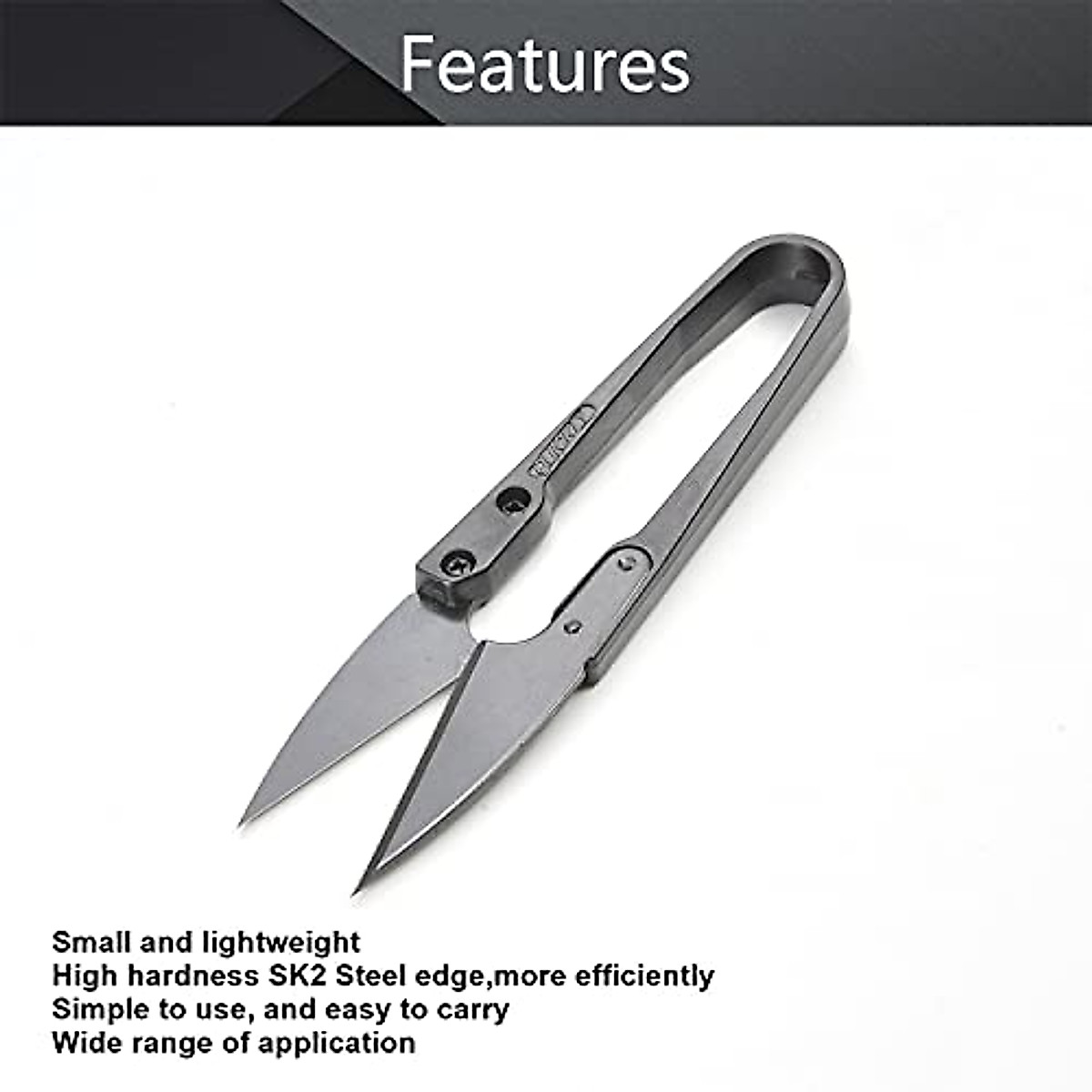 Toolmart 4.1inch Yarn Thread Cutter( pack of 3 ), Sewing Scissors Mini Small Snips Trimming Nipper for Stitch Embroidery, Knitting, Crafts