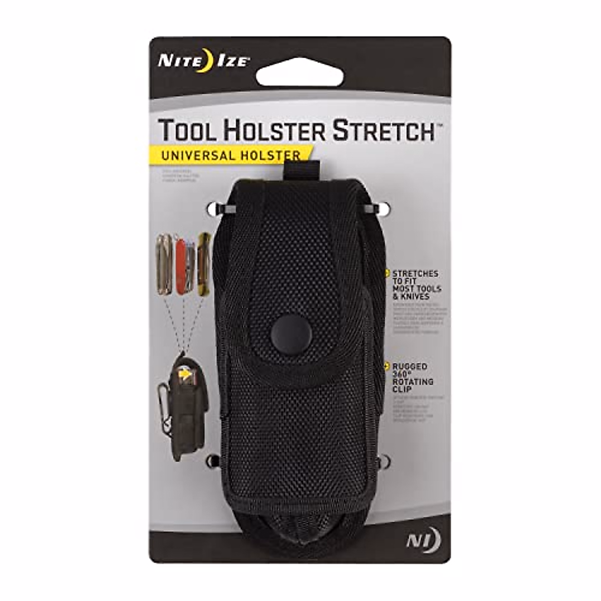 Nite Ize Tool Holster, Stretch, Black (FAMT-03-01)