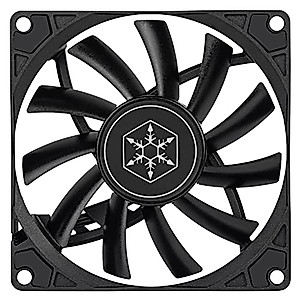SilverStone Technology Air Slimmer 90 Enhanced Performance 92mm Slim Fan with PWM, SST-AS90B