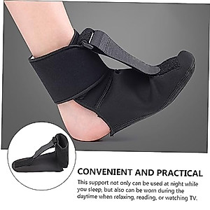 minkissy 2 pcs foot drop orthotics adjustable ankle brace drop foot support brace drop foot support orthotics night splint orthotics for plantar fasciitis tool stand Foot Orthosis soft sock